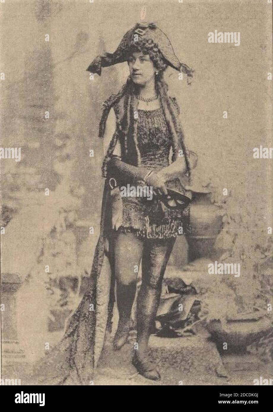 Kate Rickards as Sappho, 1888 Stock Photo - Alamy