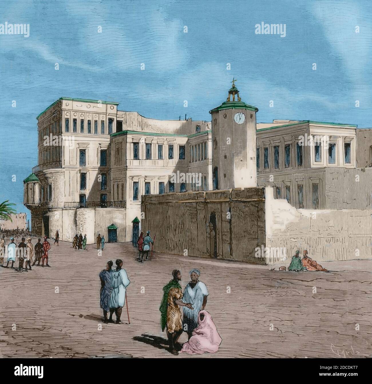 Tunisia, Tunis. Bardo Palace. Royal residence of the monarch or Bey ...