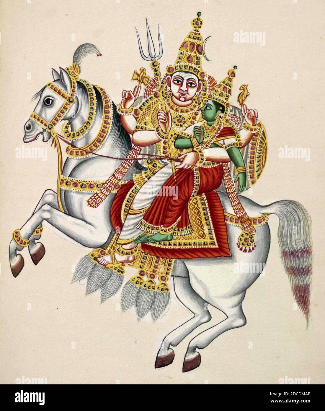 Khanderao with Mhalsa Stock Photo - Alamy