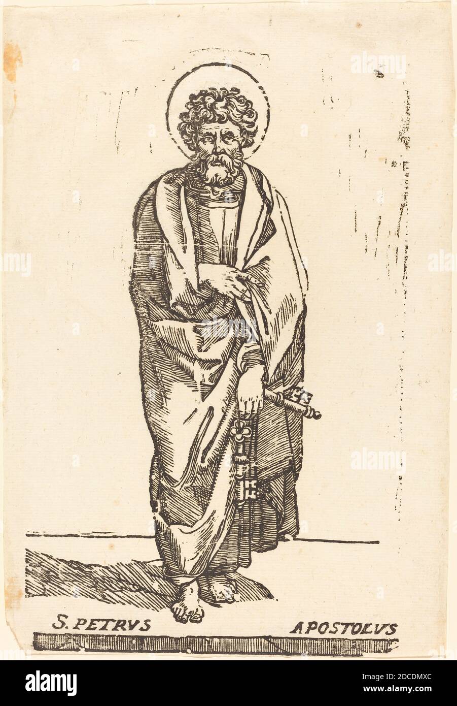 Jacques Stella, (artist), French, 1596 - 1657, Saint Peter, Christ and ...