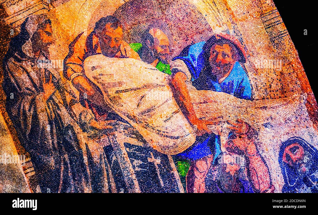 Stealing St Mark's Body Mosaic Facade Saint Mark's Cathedral Venice ...