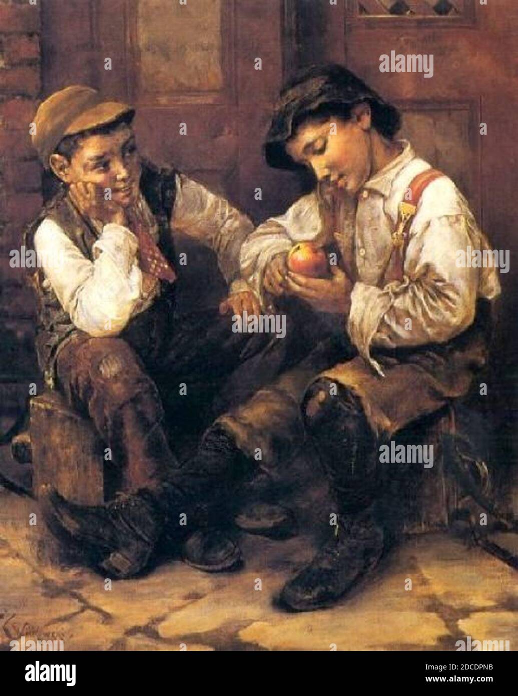 Karl Witkowski - Street Urchins Stock Photo - Alamy