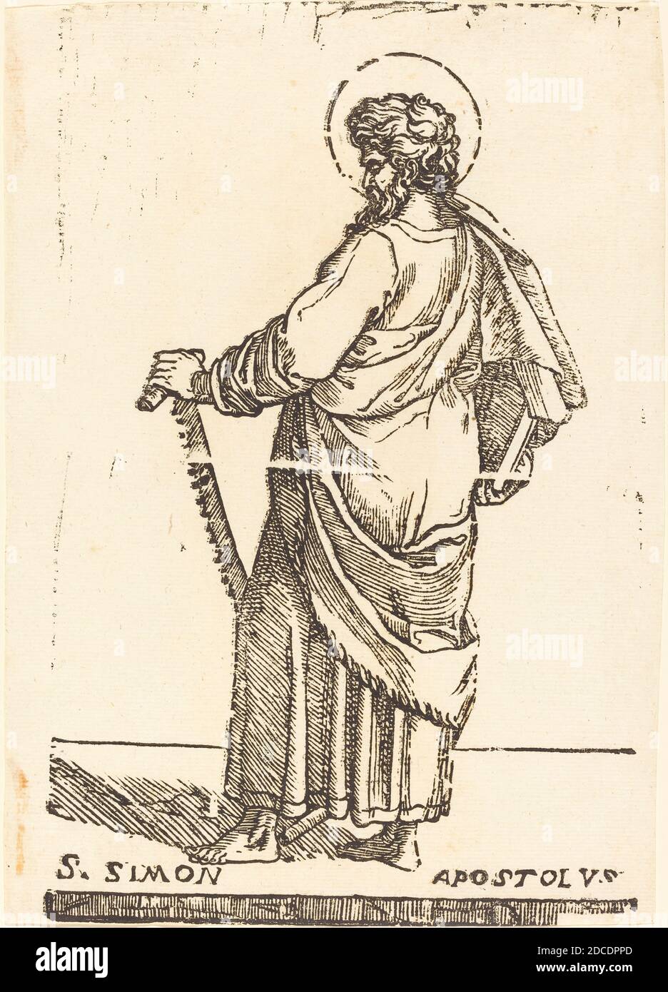 Jacques Stella, (artist), French, 1596 - 1657, Saint Simon, Christ and ...