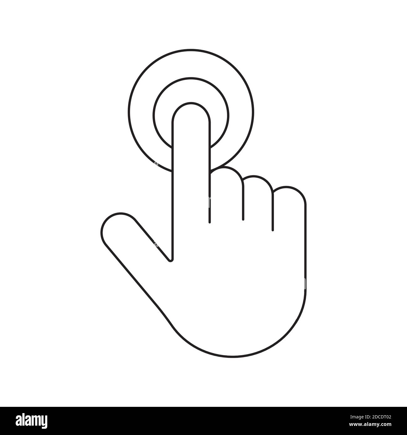 Click stick Stock Vector Images - Alamy