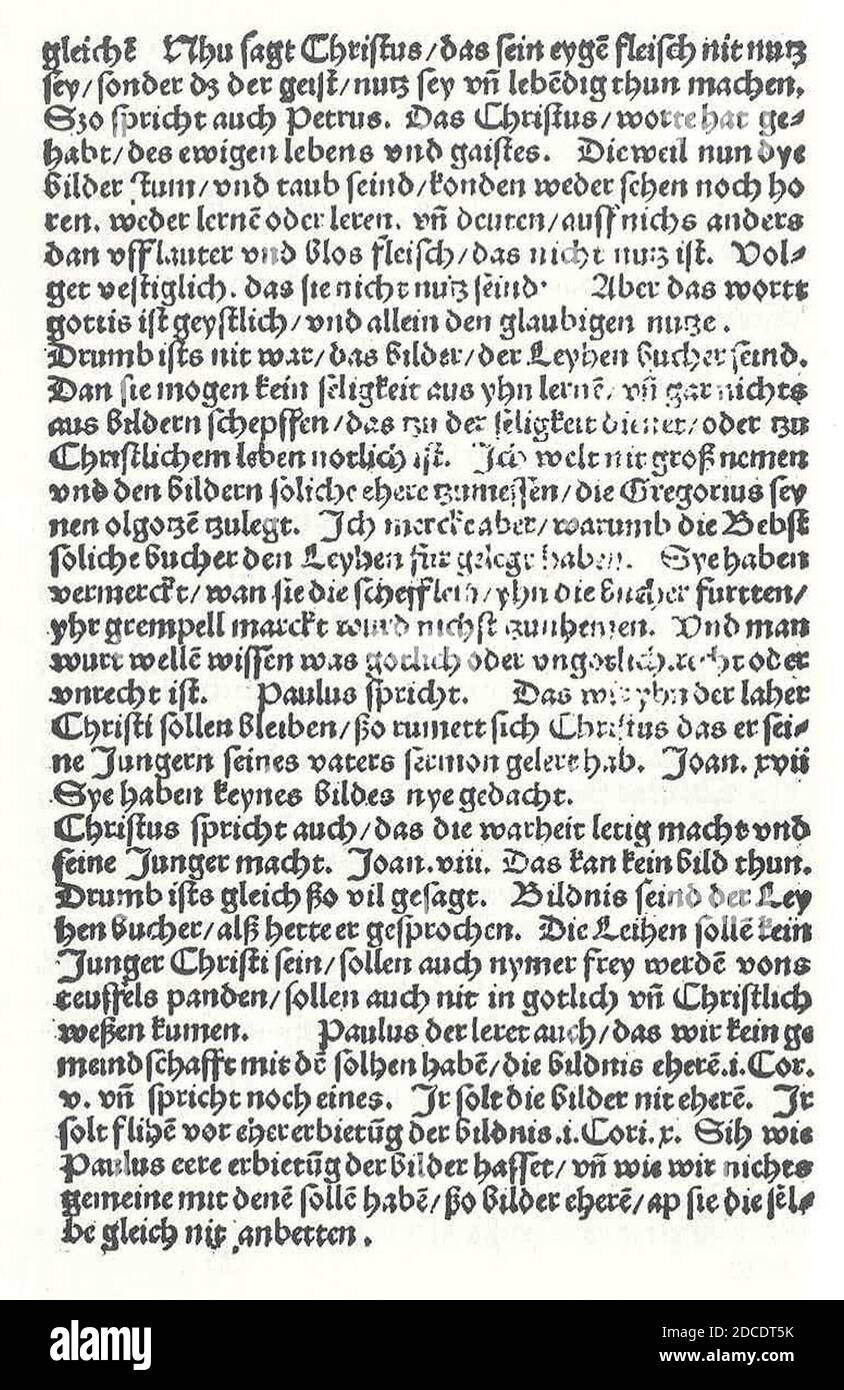 Karlstadt Von abtuhung der Bylder 09 Stock Photo - Alamy