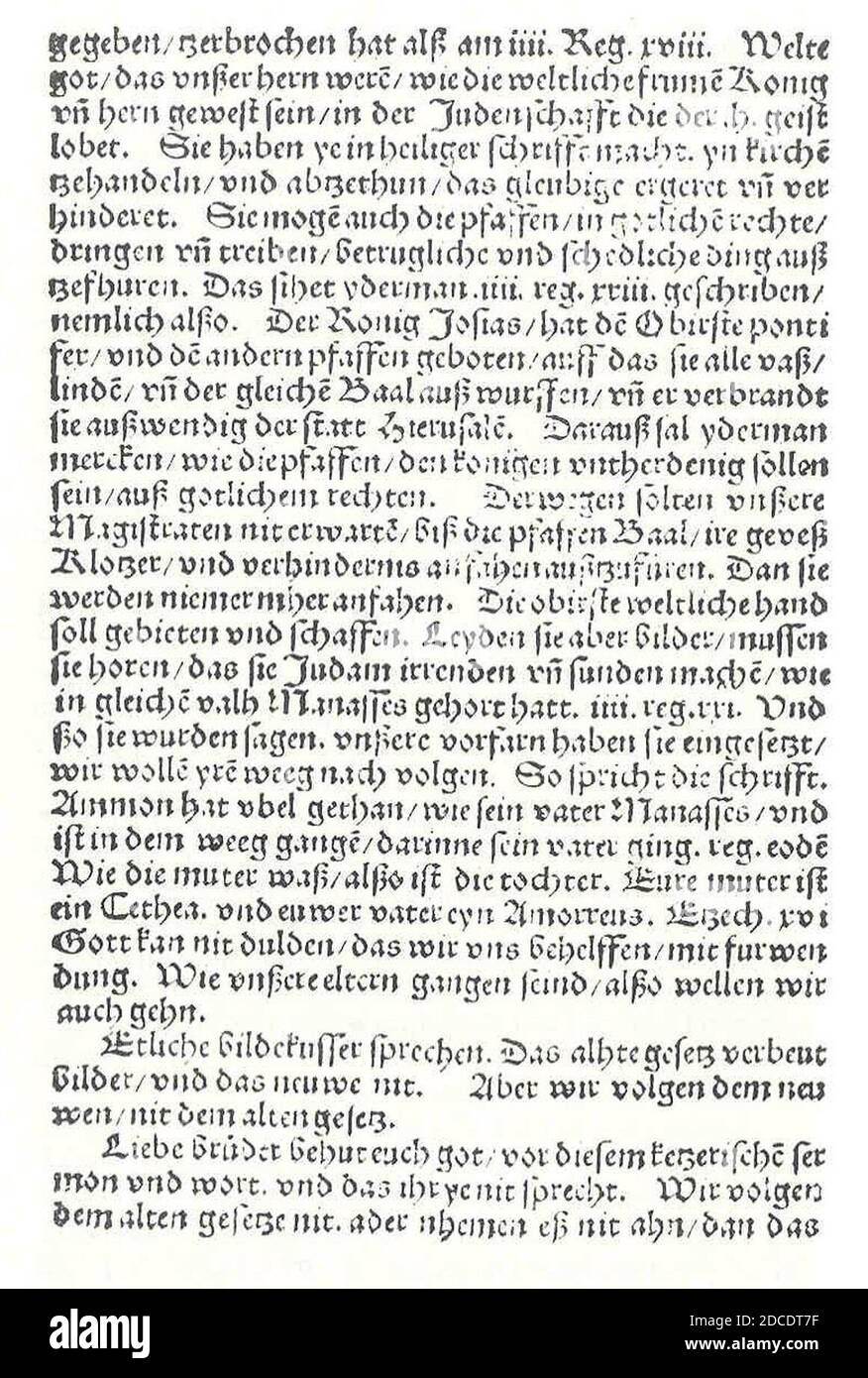 Karlstadt Von abtuhung der Bylder 25 Stock Photo - Alamy