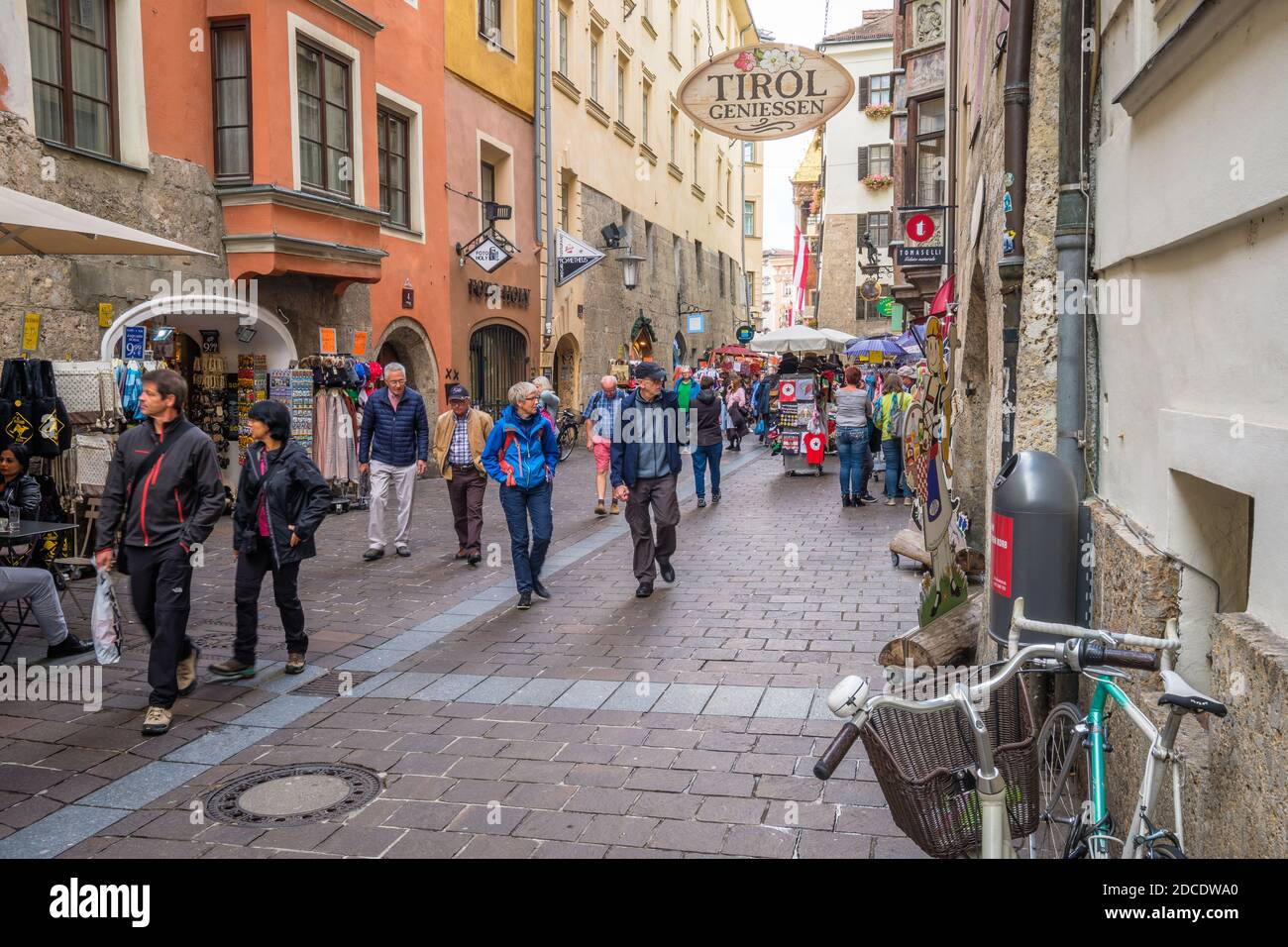 Innsbruck, Austria - September 25, 2019: On a rainy September day ...