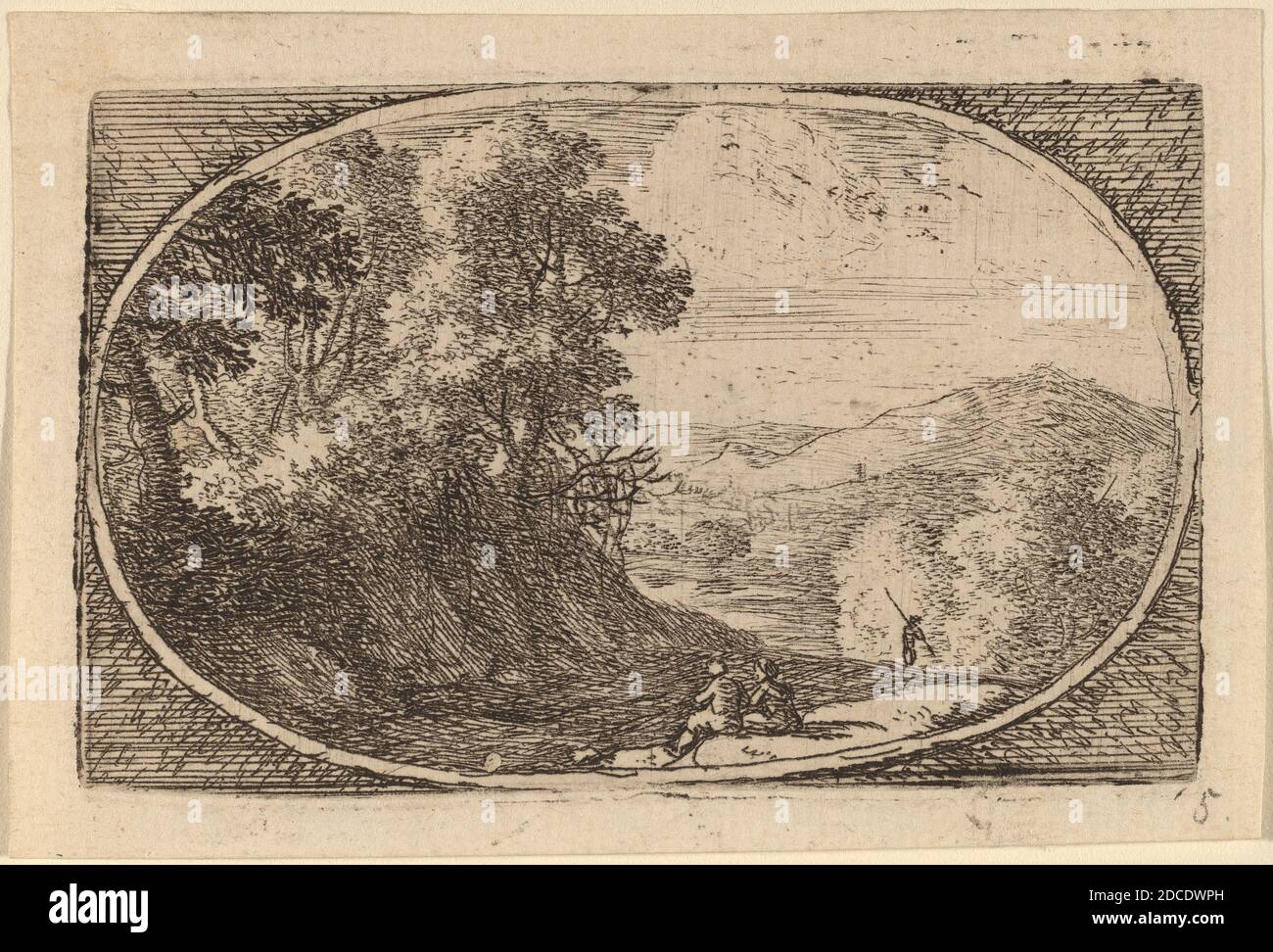 Herman van Swanevelt, (artist), Dutch, c. 1600 - 1655, Two Figures ...