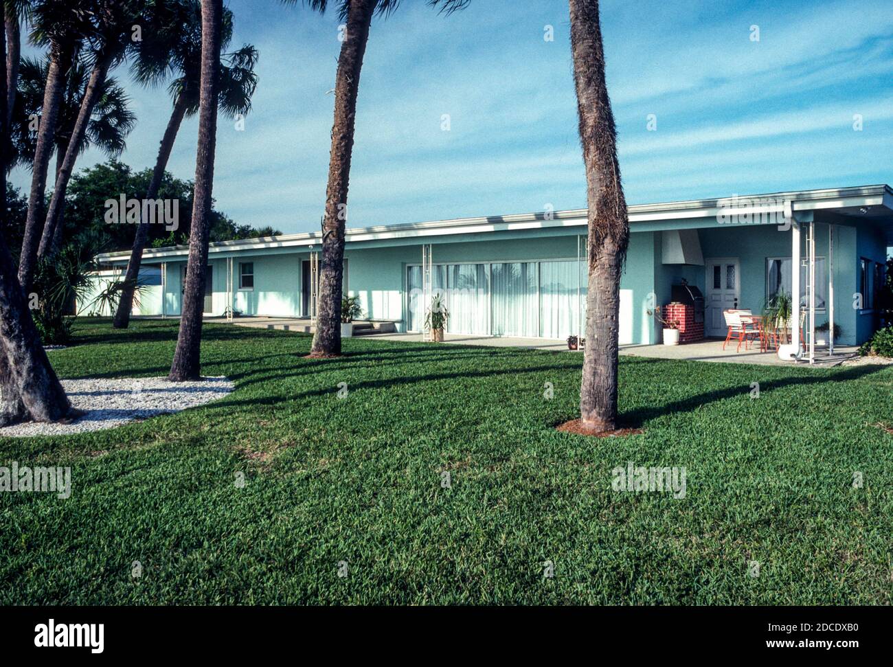 Middle class ranch style in Merritt Island, Florida, USA Stock Photo ...