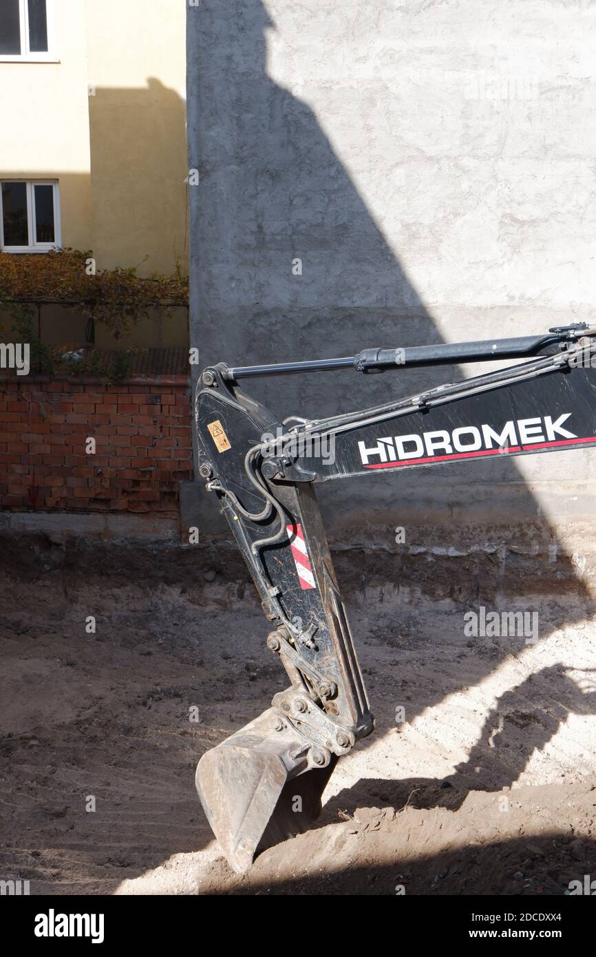 Digging House Foundation Stock Photo - Alamy