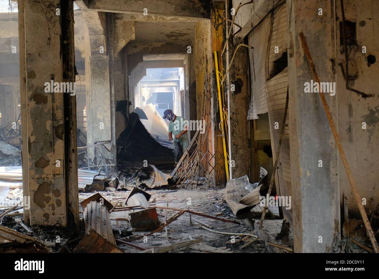 Weleri, Indonesia - 12 November 2020: Pasar Weleri Kebakaran, Condition ...