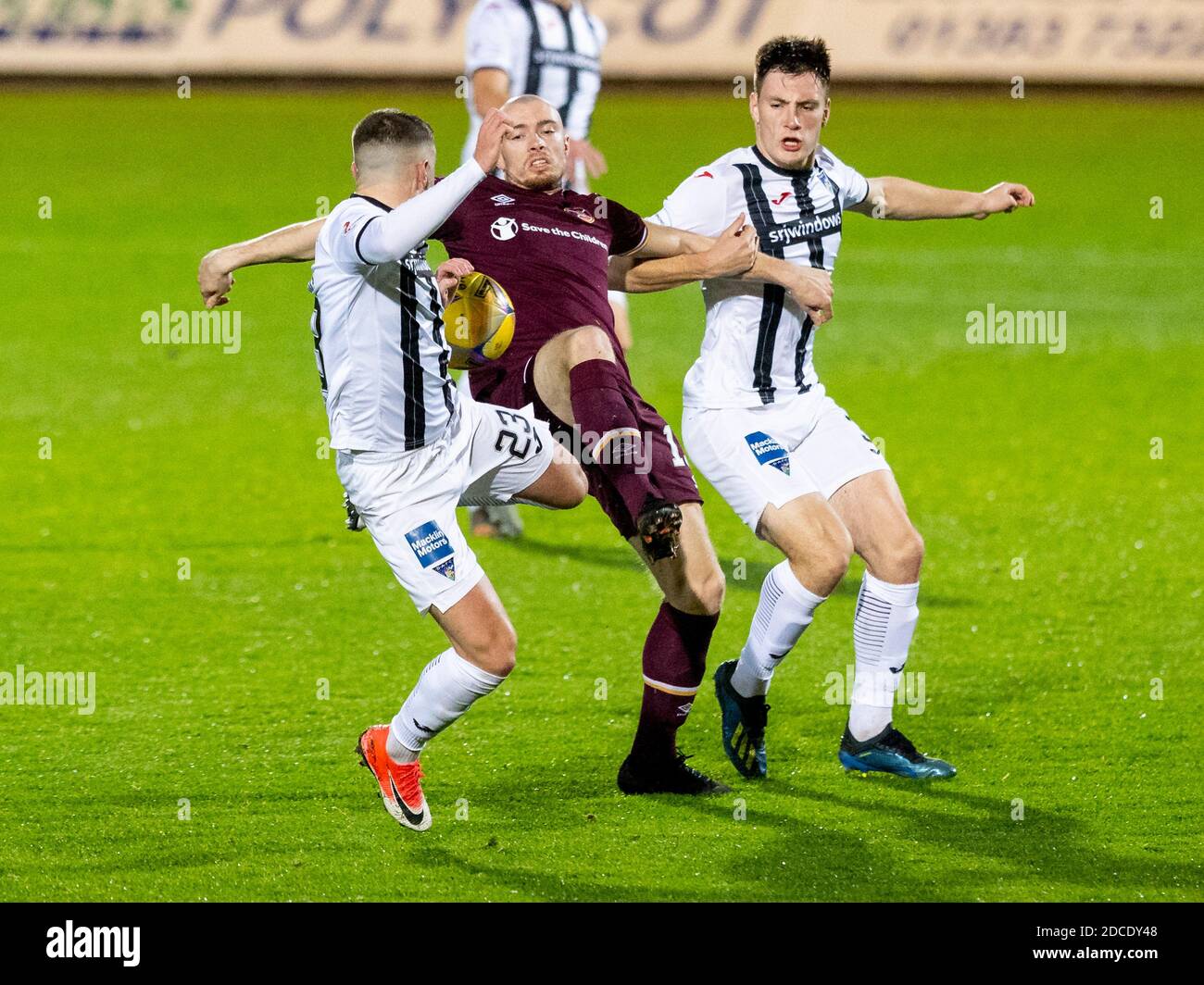 Dunfermline, Scotland, UK. 20th November 2020 Craig Wighton of Hearts ...