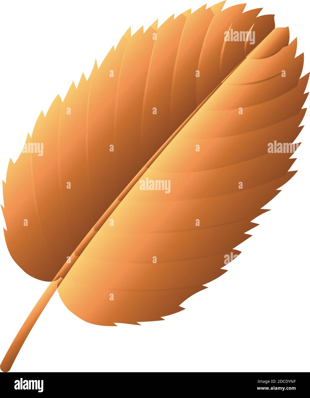 Golden dry leaf Stock Vector Images - Alamy