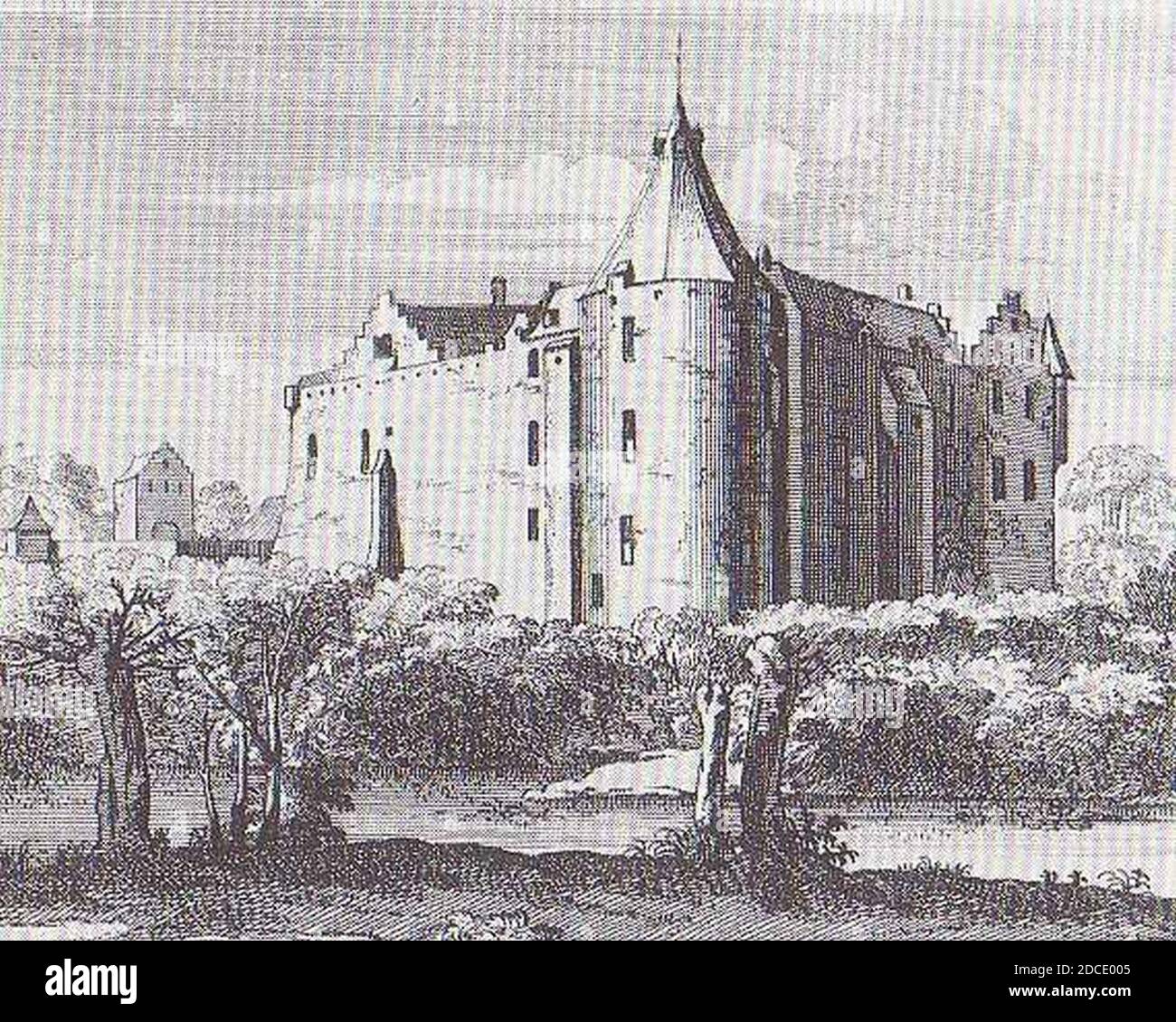 Kasteel Heukelum Schijnvoet Stock Photo - Alamy