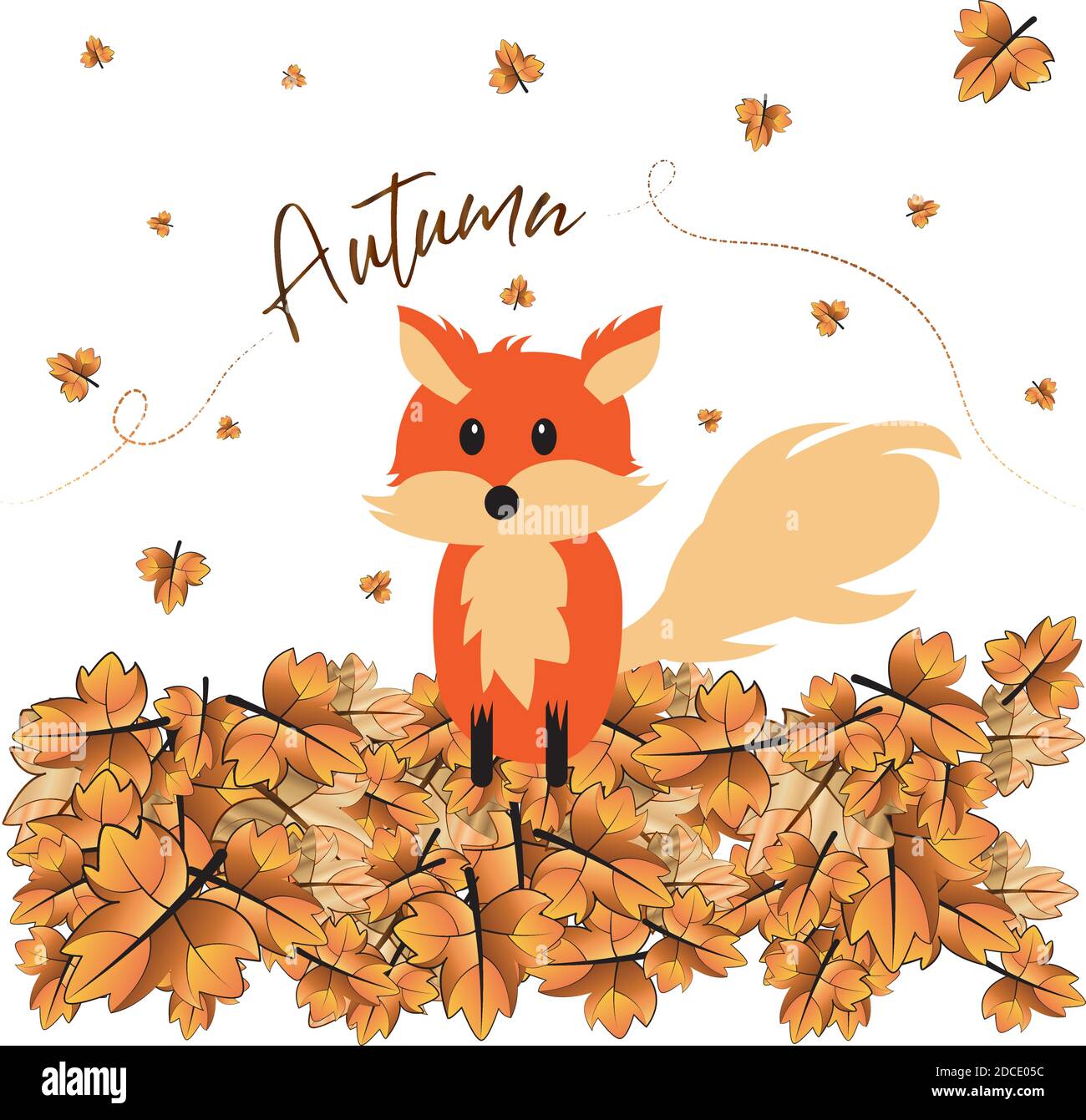 Fox fall Cut Out Stock Images & Pictures - Alamy