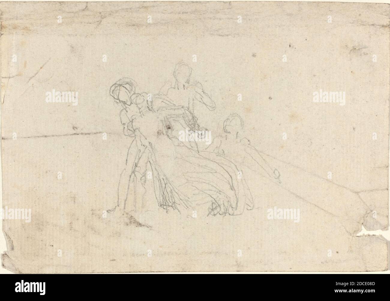John Flaxman, (artist), British, 1755 - 1826, Sheet of Studies ...
