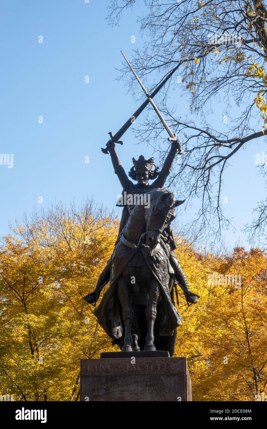 The king jagiello monument hi-res stock photography and images - Alamy