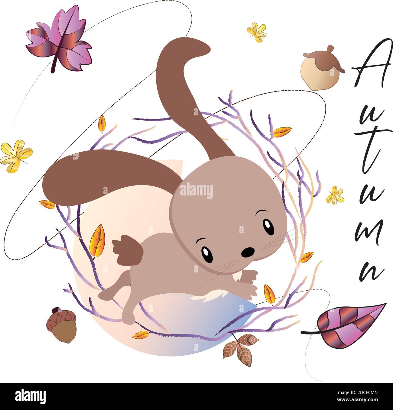 Vector image rabbit on Cut Out Stock Images & Pictures - Alamy