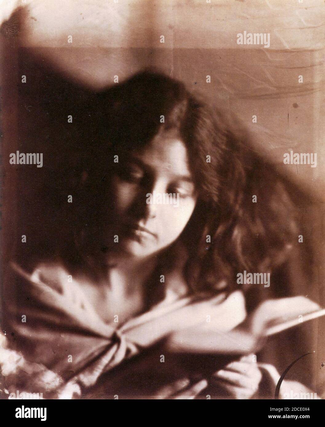 Kate Keown Reading, by Julia Margaret Cameron Stock Photo - Alamy