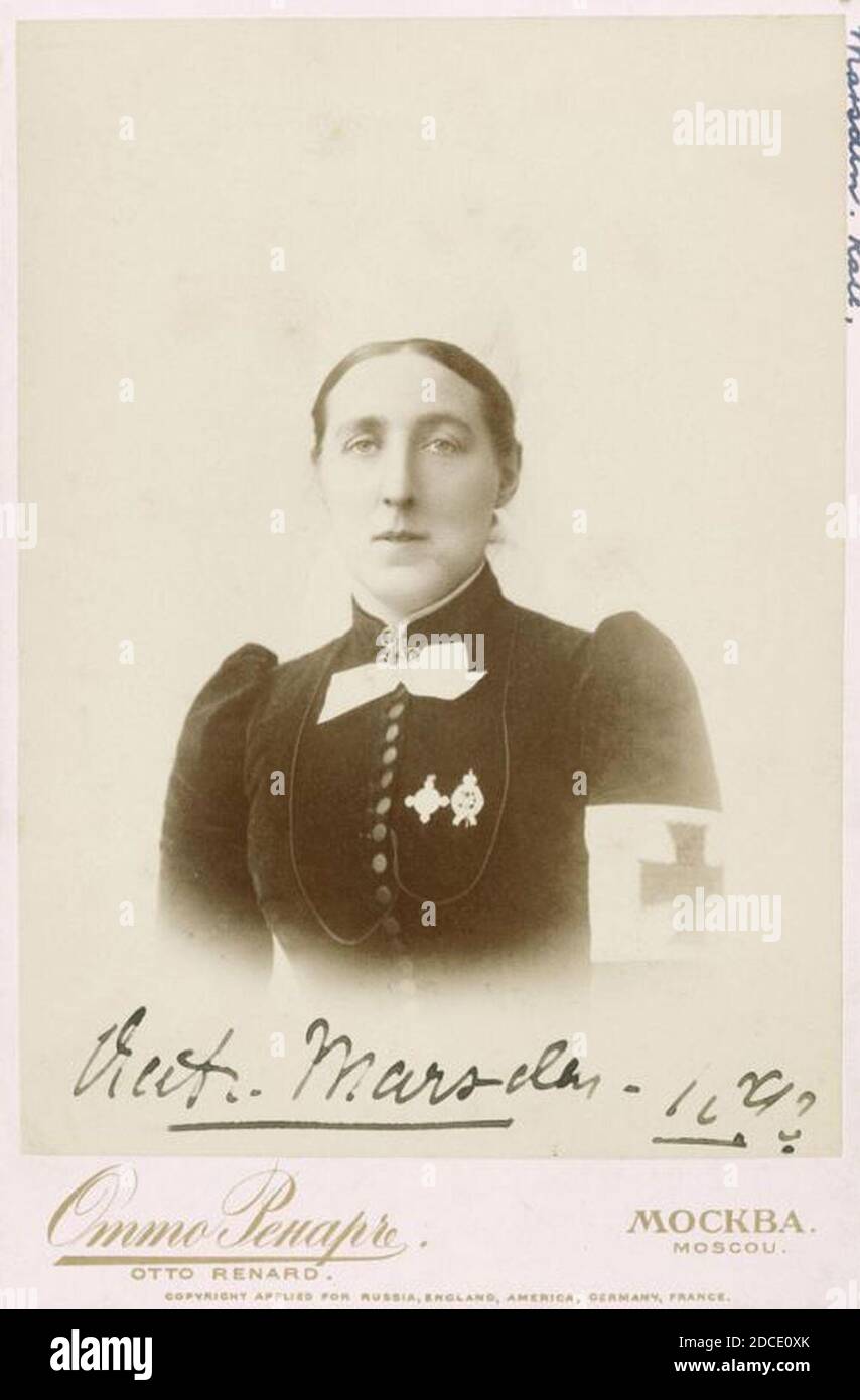 Kate Marsden (1892 Stock Photo - Alamy