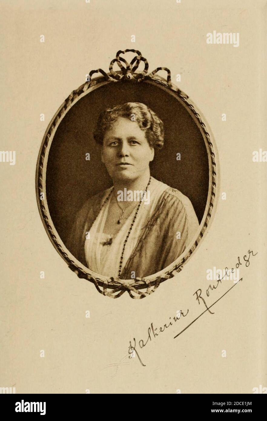 Katherine Maria Routledge 1919 Stock Photo - Alamy