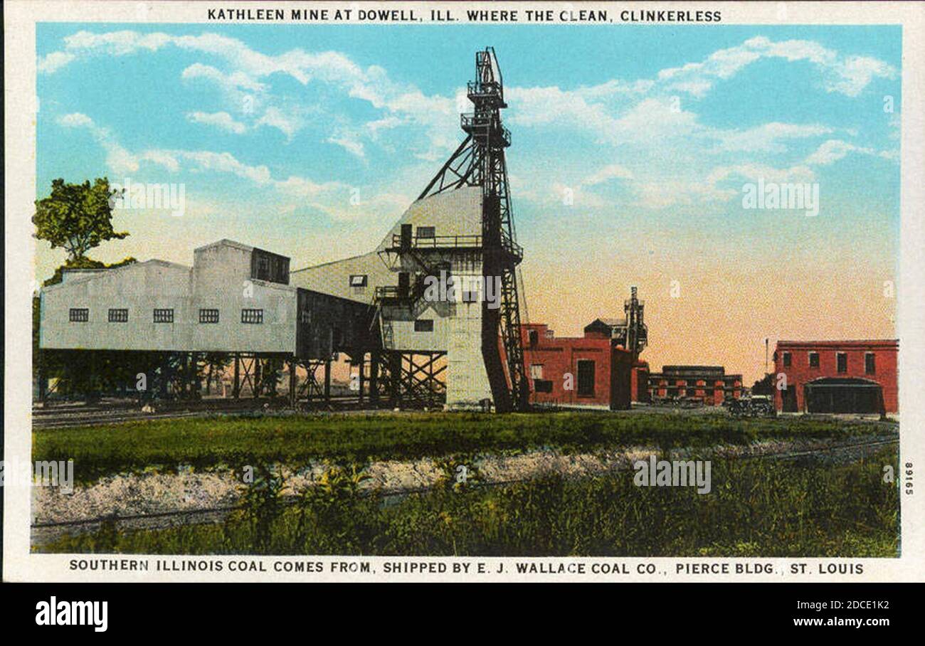 Kathleen Mine at Dowell, Ill. Where the Clean, Clinkerless Southern ...