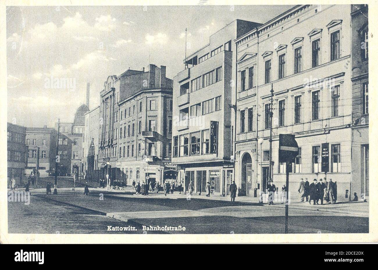 Kattowitz - Bahnhofstrasse 2 Stock Photo - Alamy
