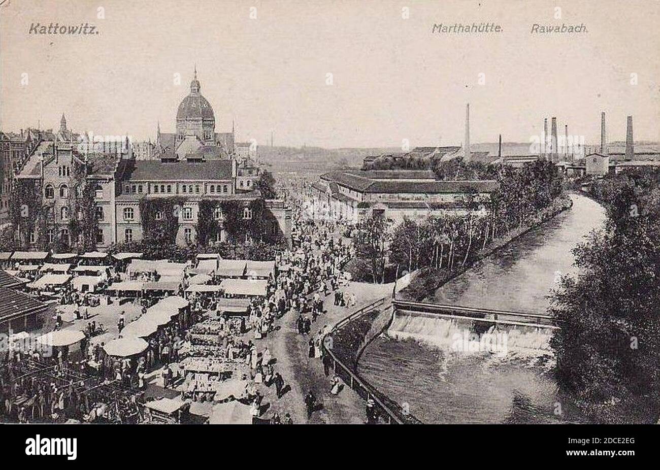 Kattowitz - Martahutte Stock Photo - Alamy
