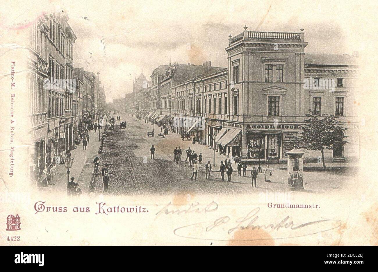 Kattowitz - Grundmannstrasse 2 Stock Photo - Alamy