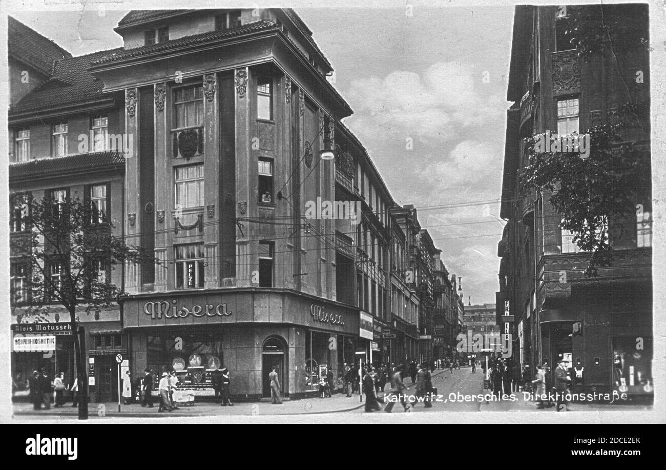 Kattowitz - Direktionstrasse Stock Photo - Alamy