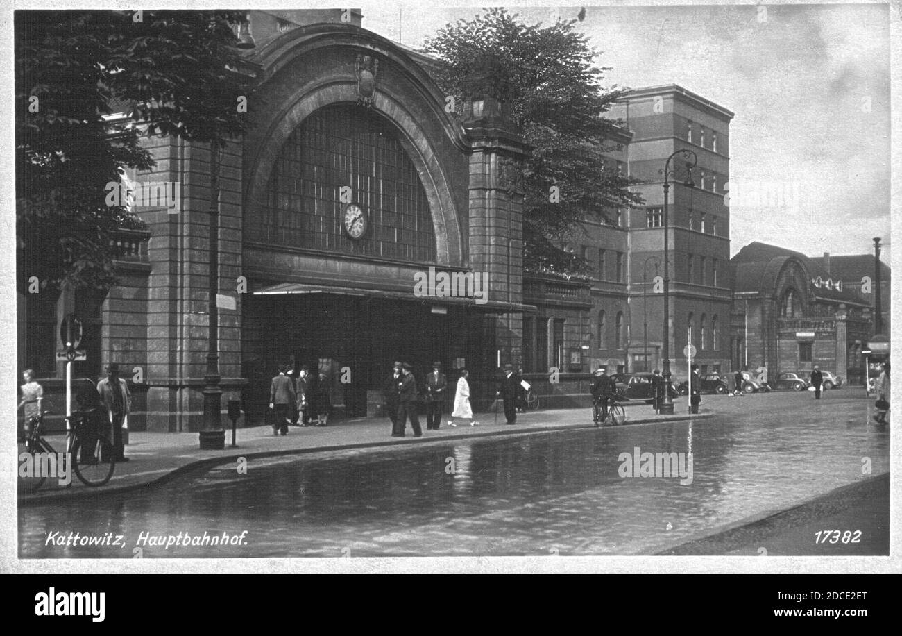Kattowitz - Hauptbahnhof Stock Photo - Alamy