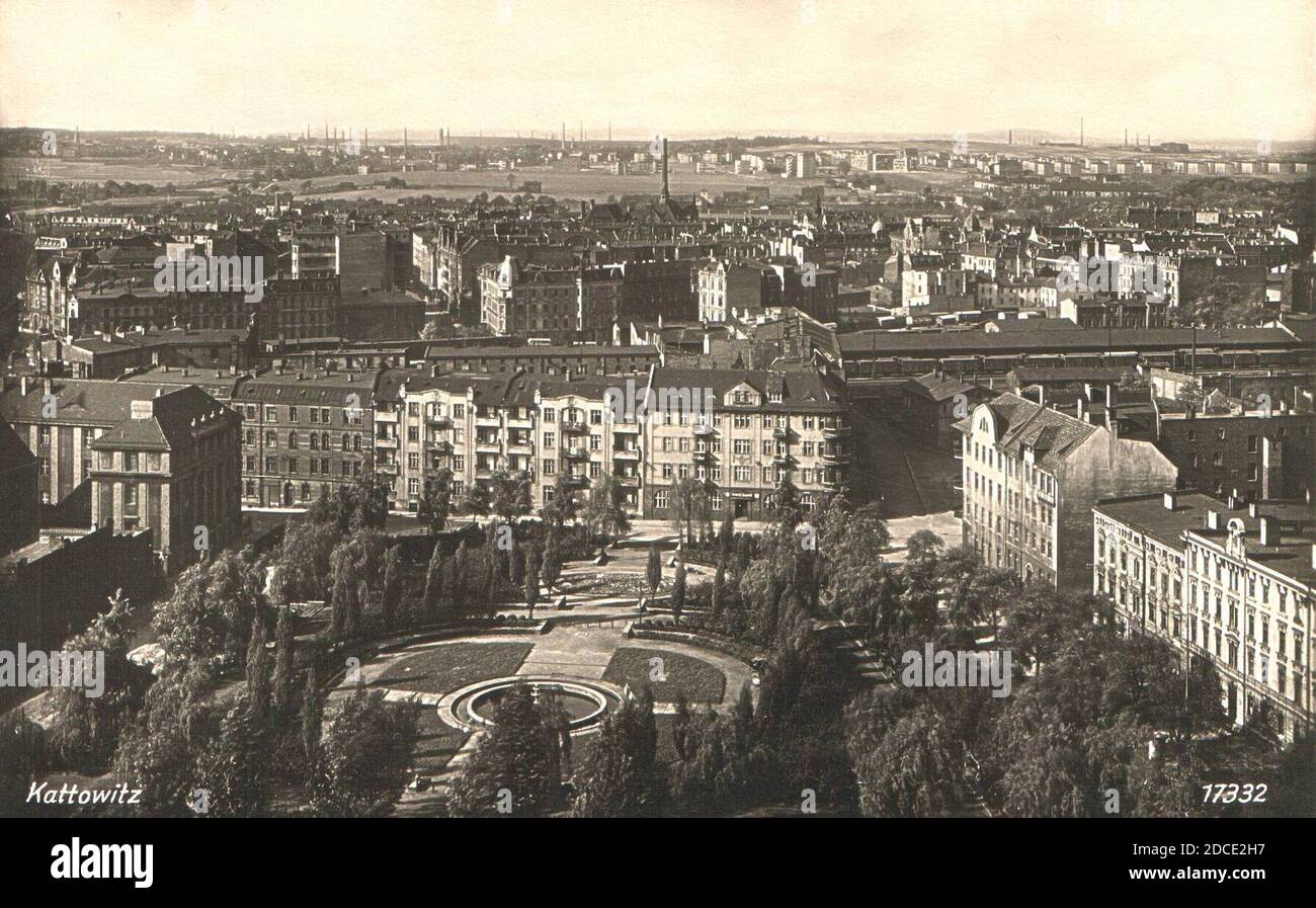 Kattowitz - Panorama 3 Stock Photo - Alamy