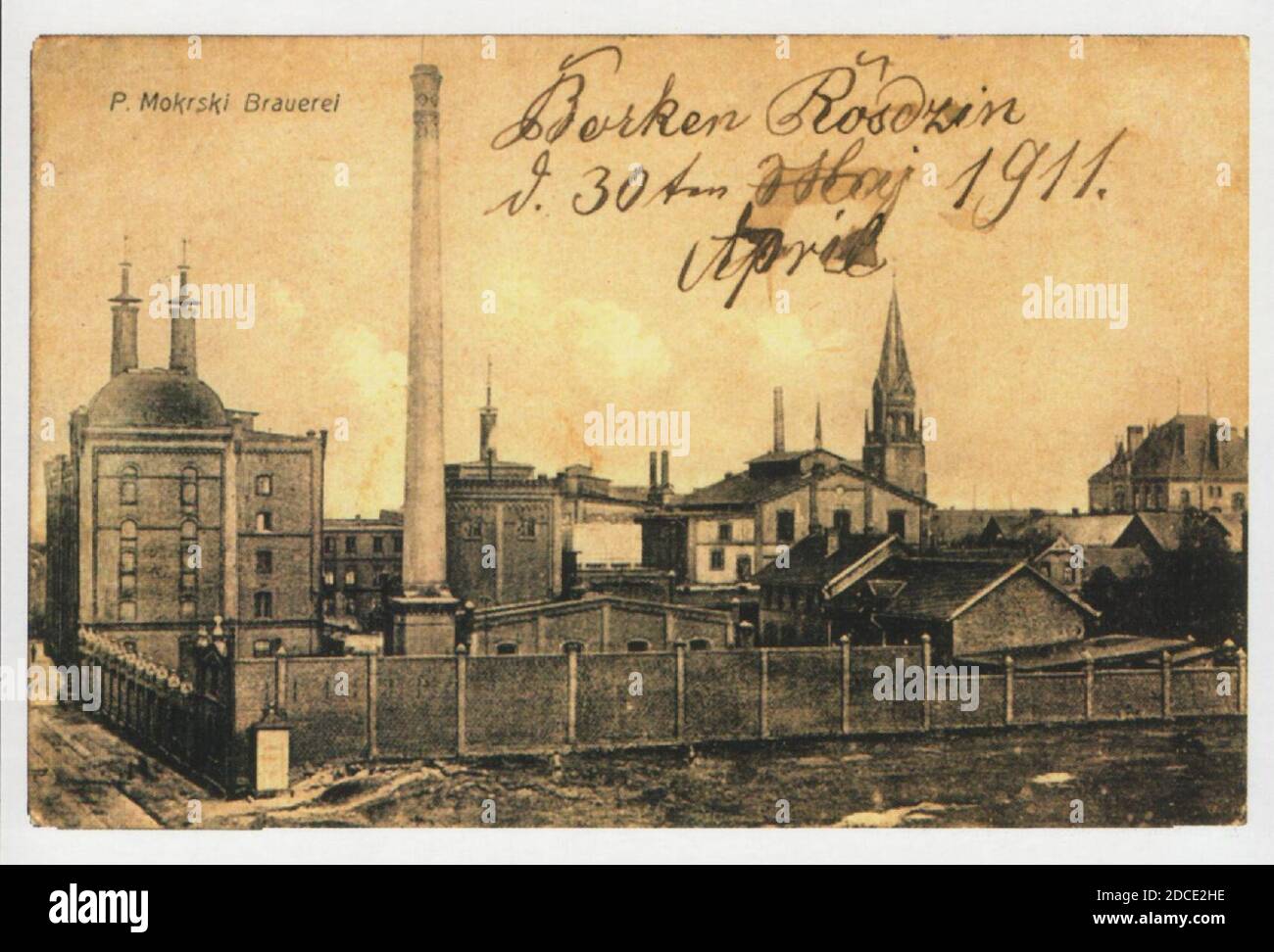 Kattowitz - Schoppinitz 2 - Brauerei Stock Photo - Alamy