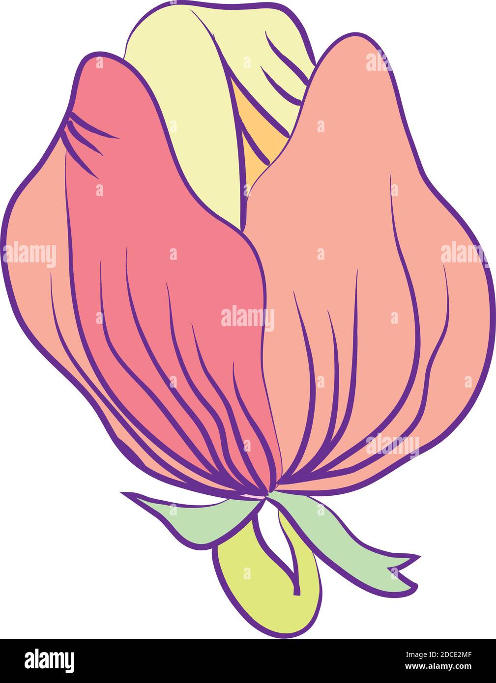 Sketch of a flower Stock Vector Image & Art - Alamy