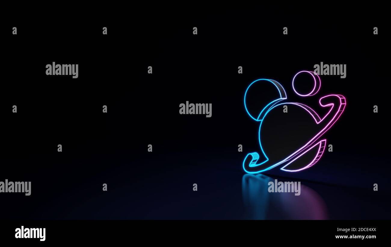 Neon Solar System Wallpaper