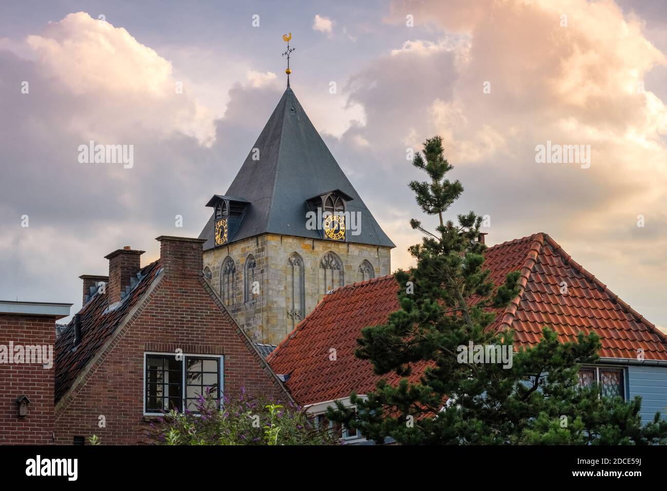 The Old Church in the Dutch town of Delden. It originates from the ...