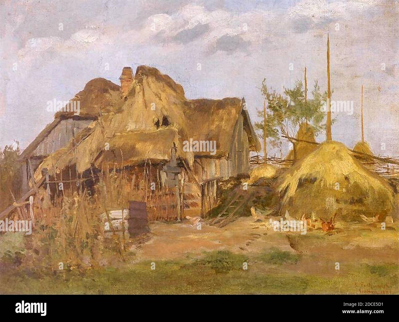 Kazimierz Pochwalski Stara chata Stock Photo - Alamy