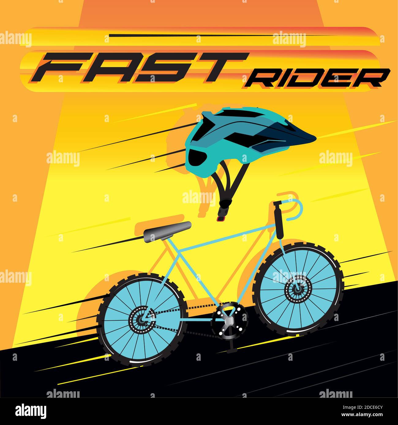 Road bike poster Stock Vector Image & Art - Alamy