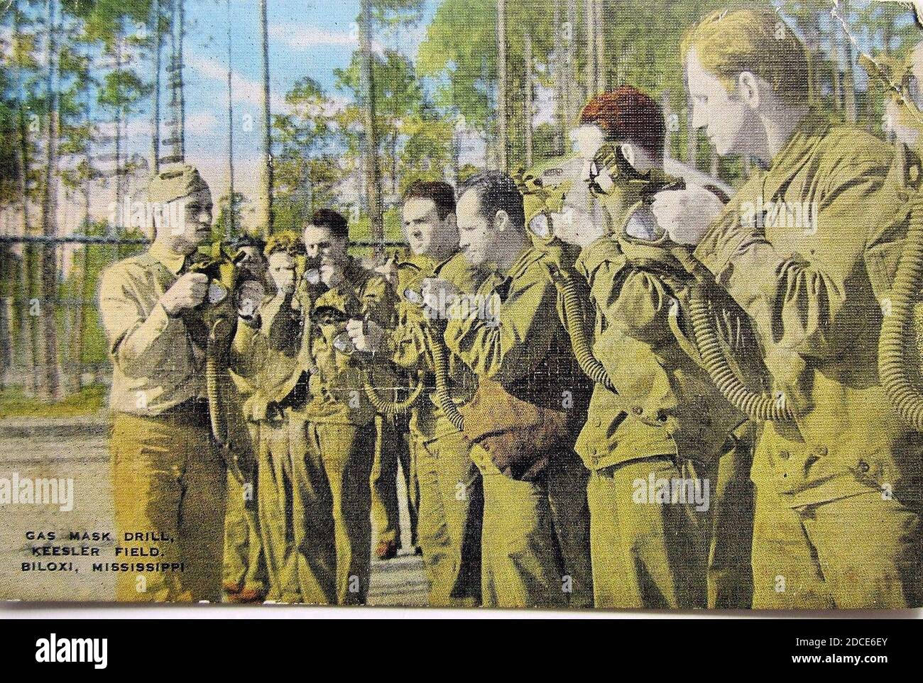 Gas mask training hi-res stock photography and images - Alamy