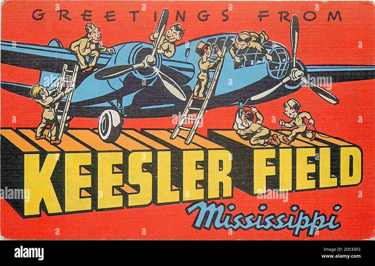 Keesler Field - Greetings From Stock Photo - Alamy