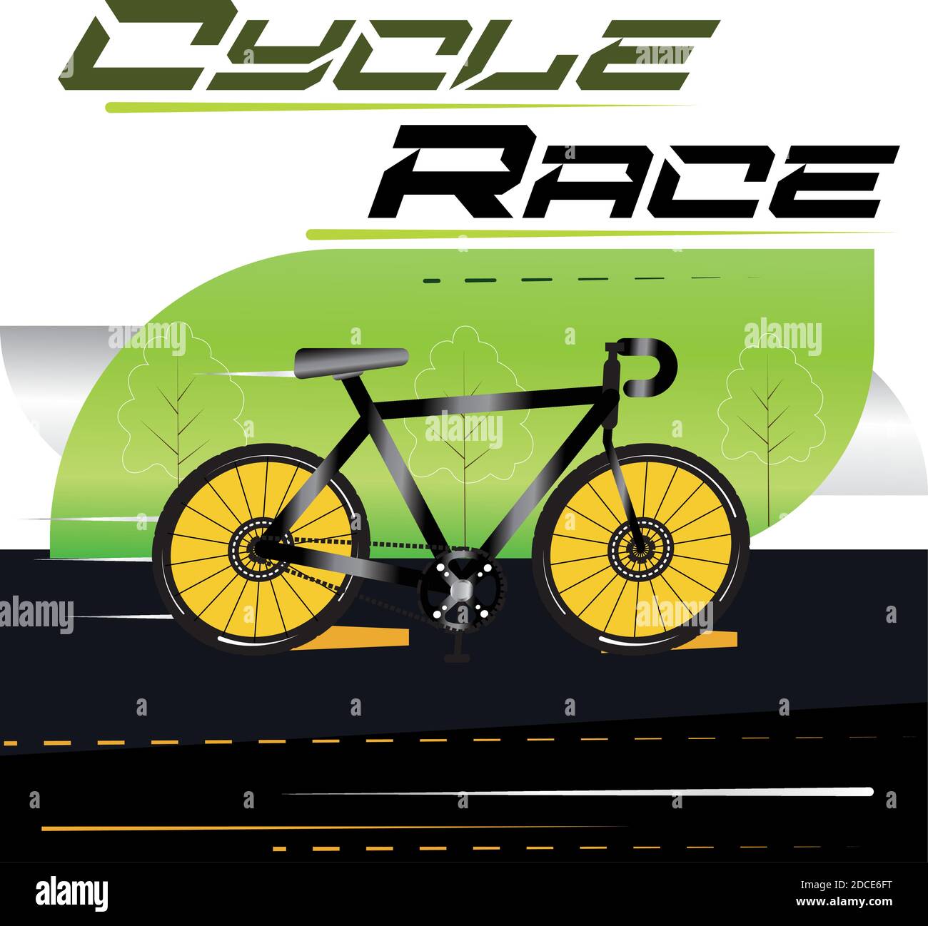 Road bike poster Stock Vector Image & Art - Alamy