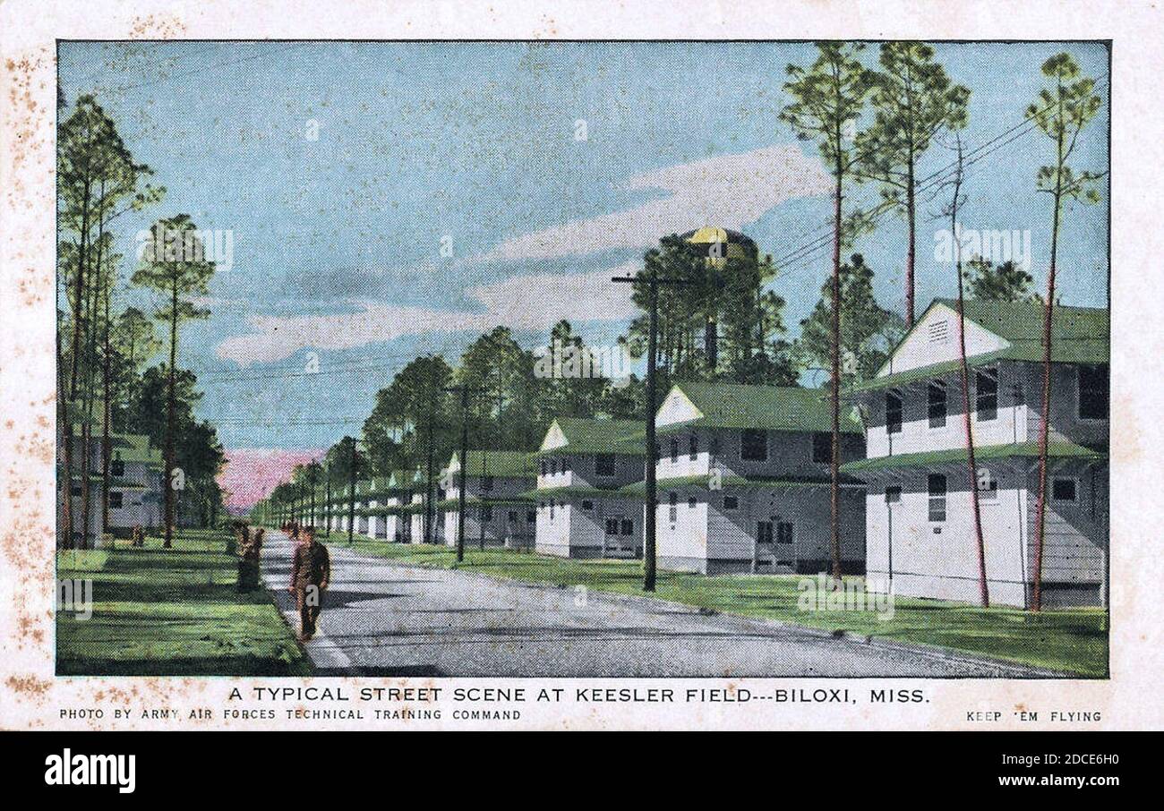 Keesler Field - Typical Street Scene Stock Photo - Alamy