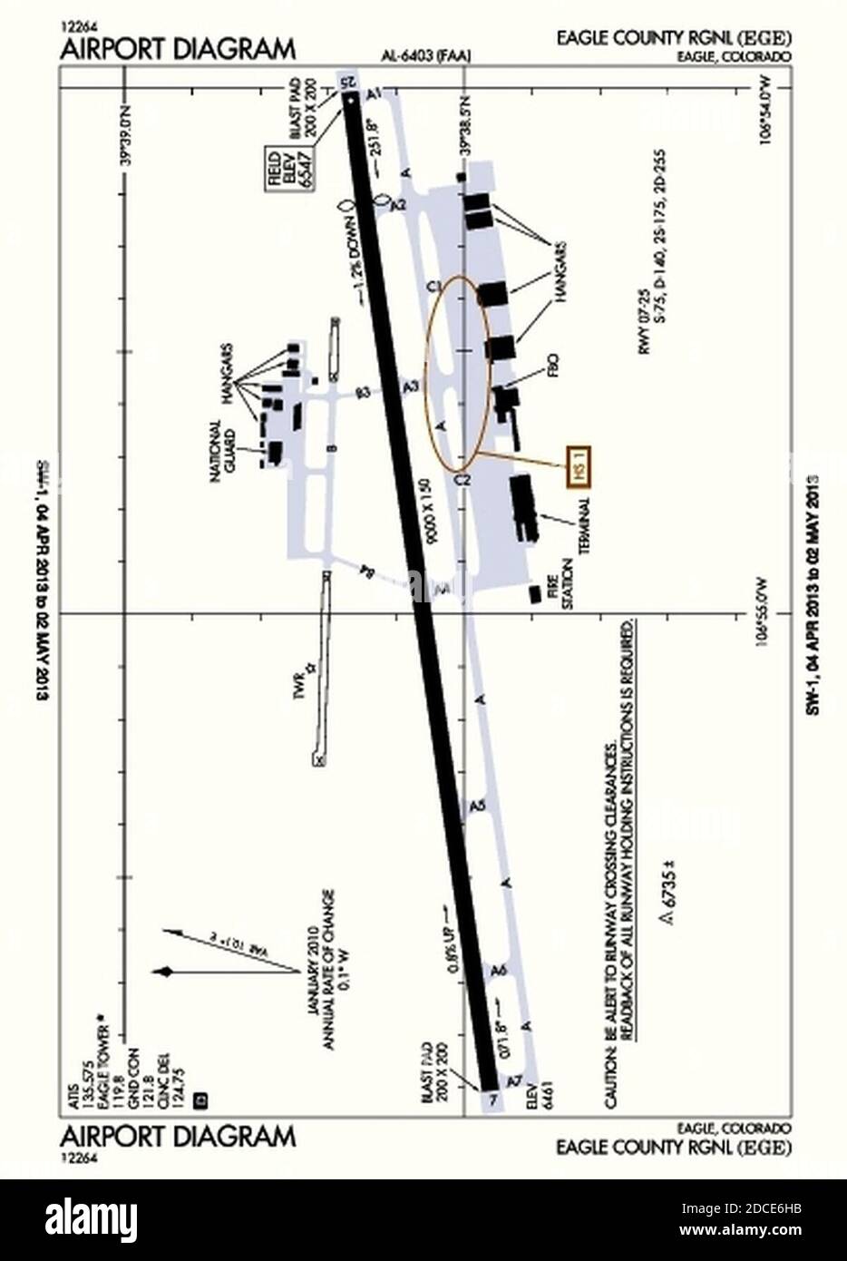 KEGE Airport Ground Diagram Stock Photo - Alamy
