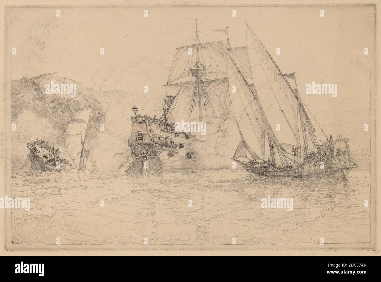 N. Artsay, (artist), Unknown, active probably 19th century, Ships ...