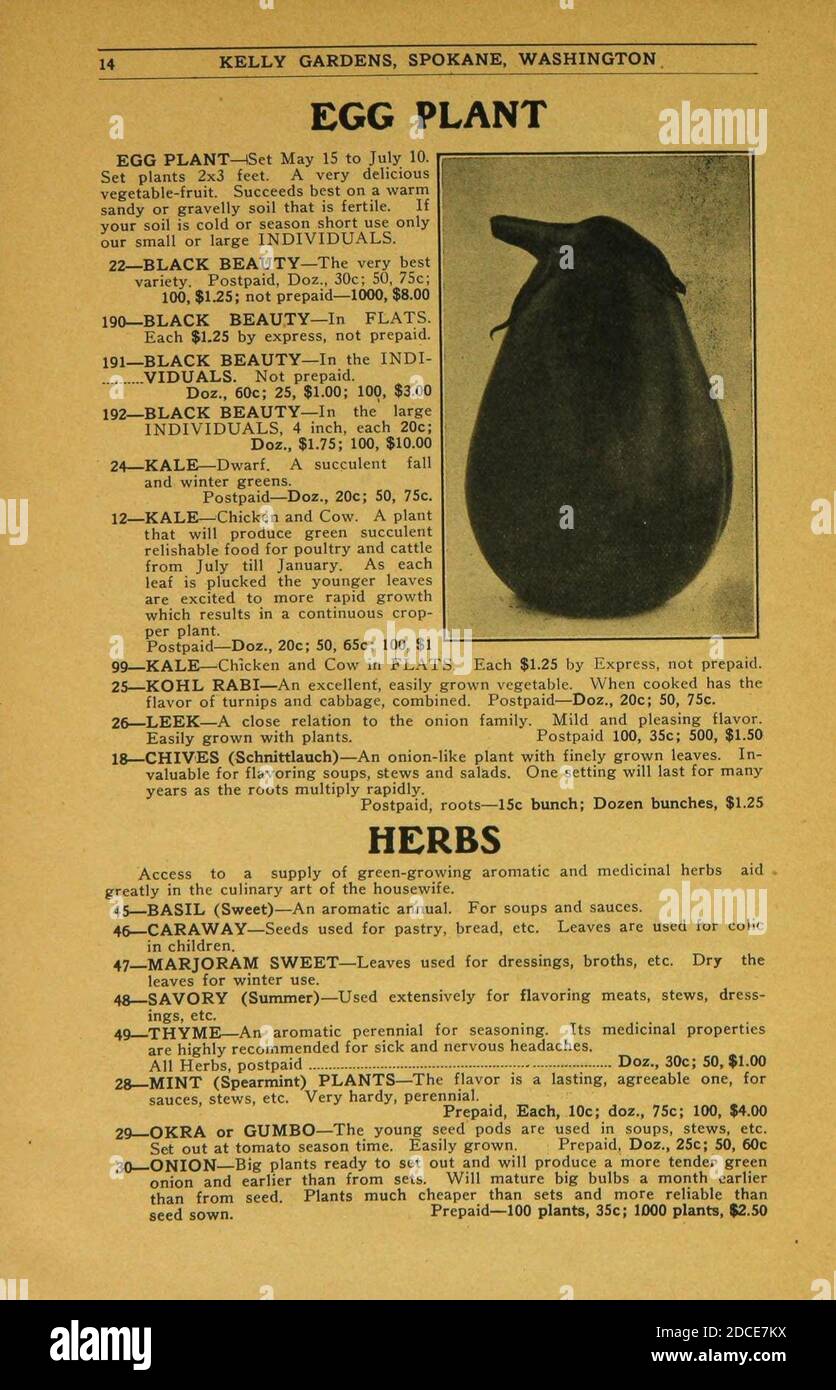 Kelly Plant Gardens materials (Page 14 Stock Photo - Alamy