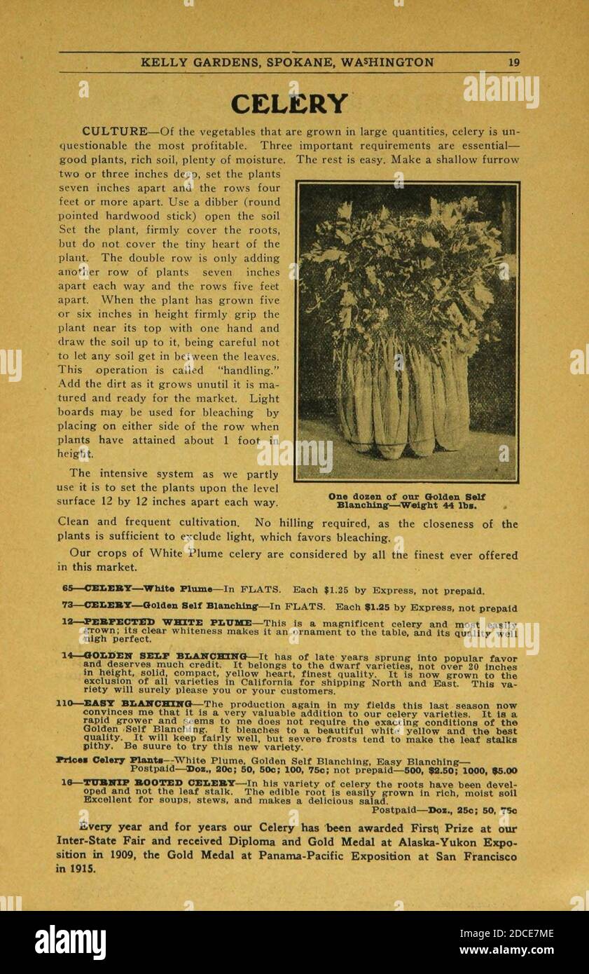 Kelly Plant Gardens materials (Page 19 Stock Photo - Alamy