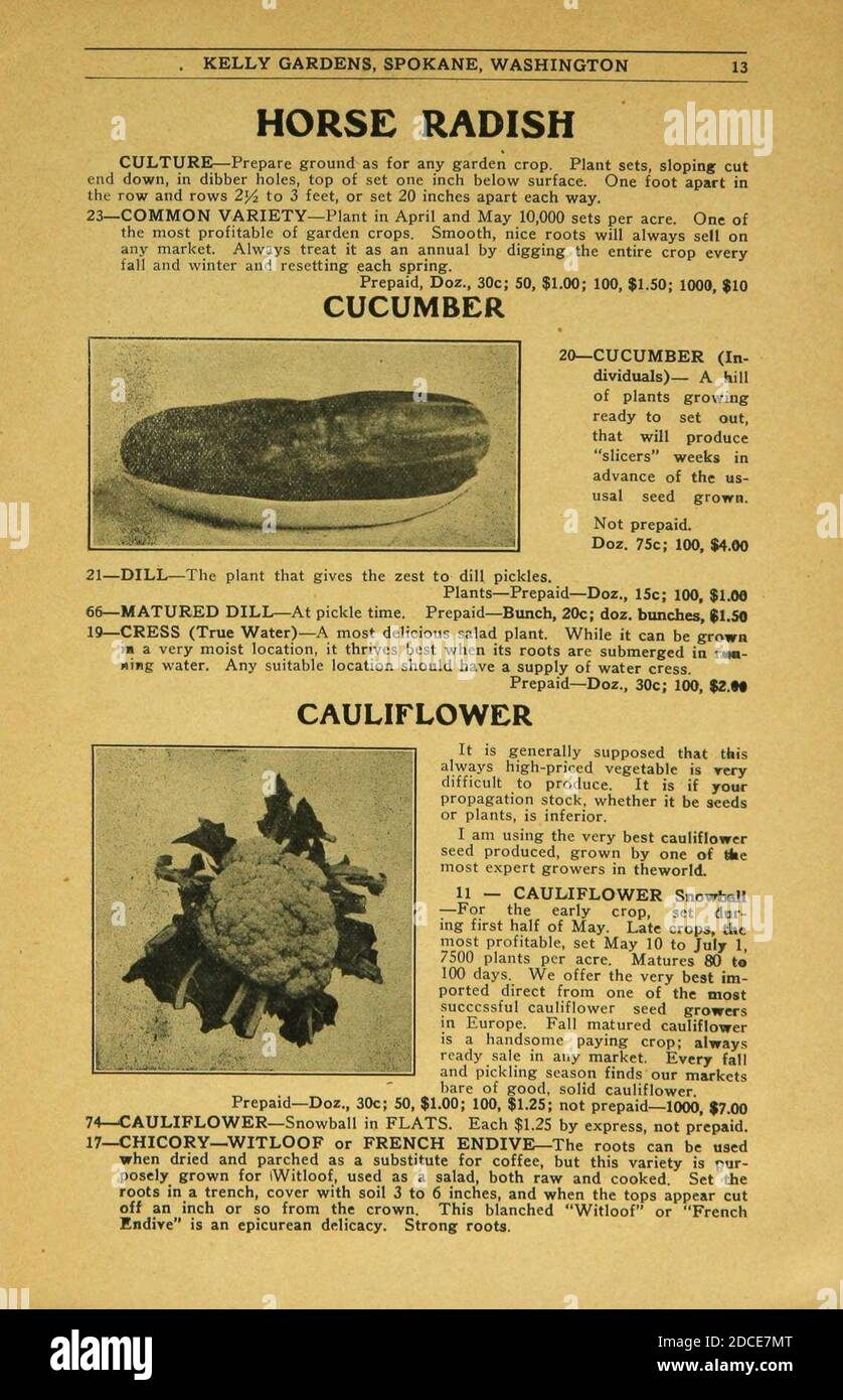 Kelly Plant Gardens materials (Page 13 Stock Photo - Alamy