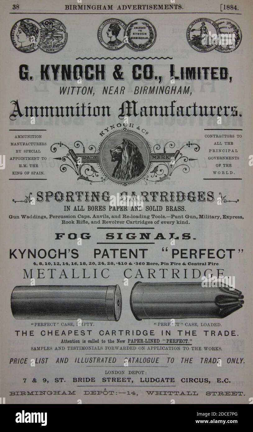 Kynoch ammunition hi-res stock photography and images - Alamy