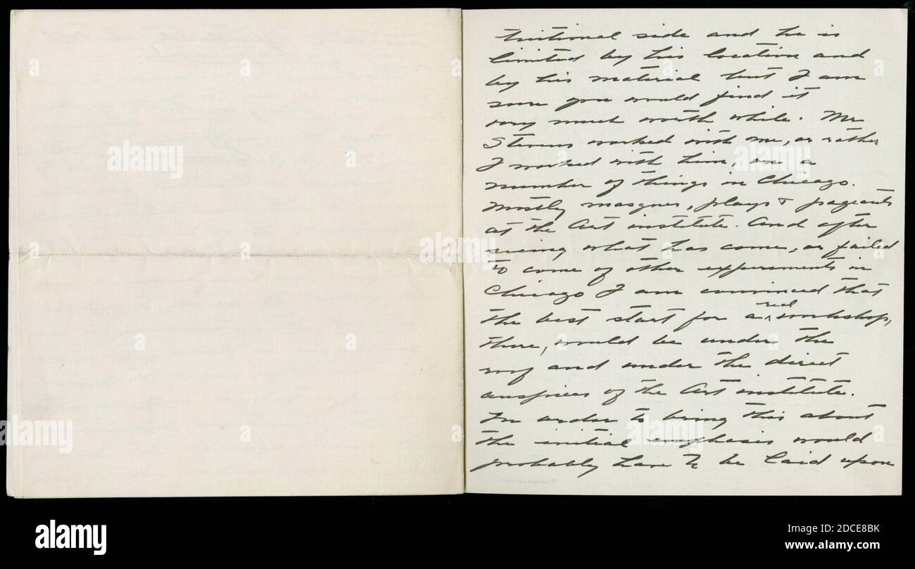 Kenneth Sawyer Goodman letter to Miss Griswold, September 15, 1915 ...