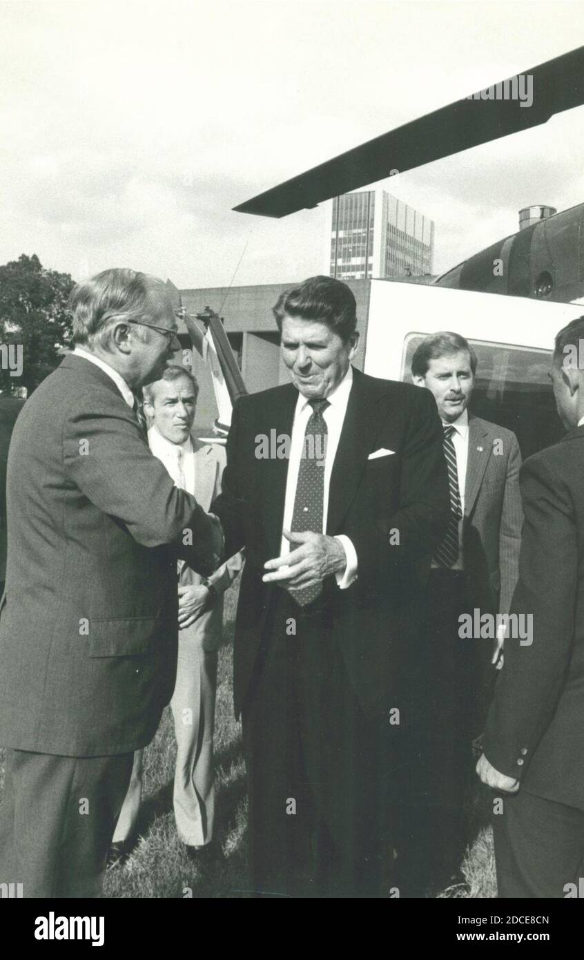 Kenneth Rogers and Ronald Reagan Stock Photo - Alamy